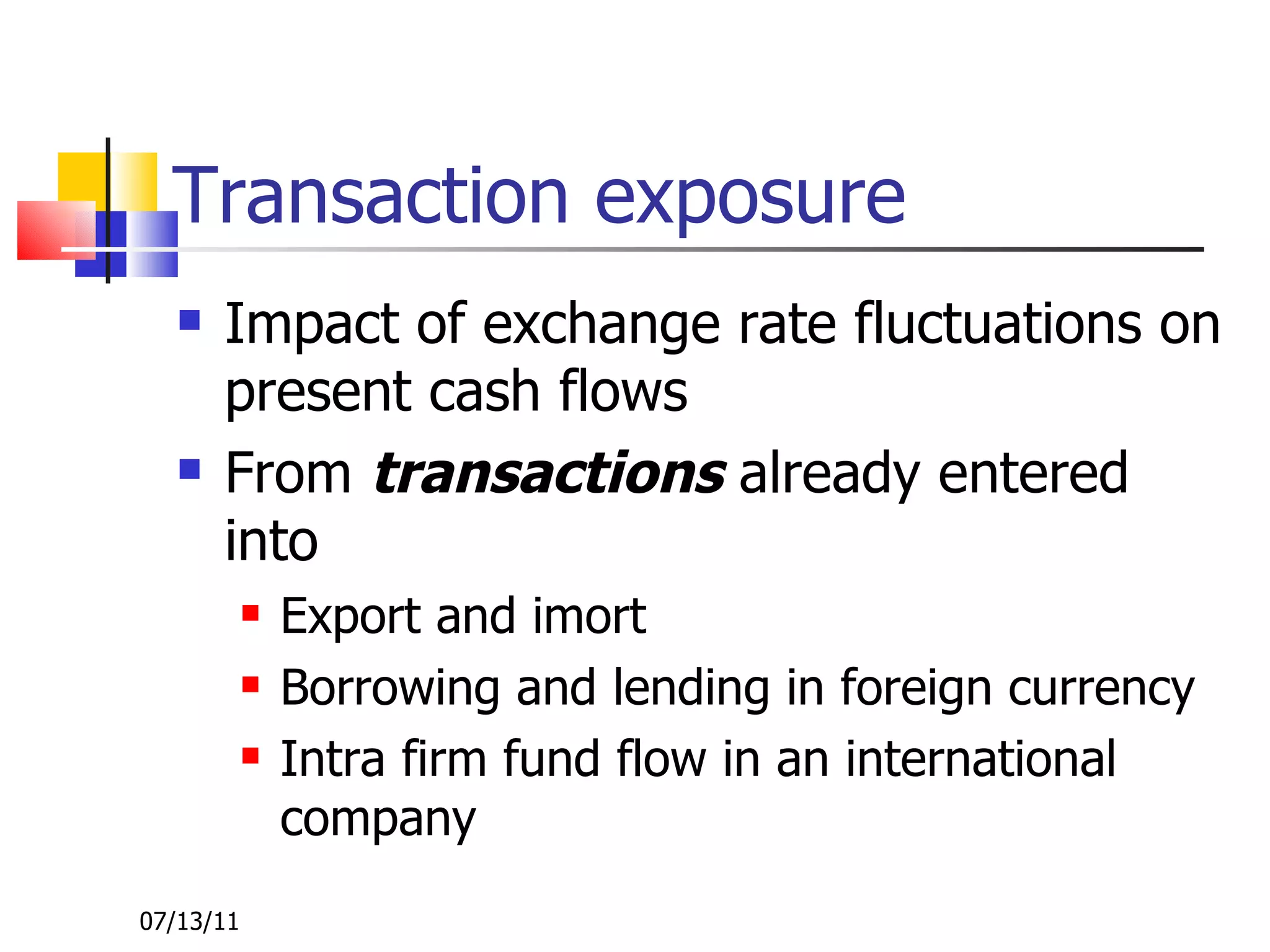Foreign exchange risk_management | PPT | Stocks and Bonds | Personal ...