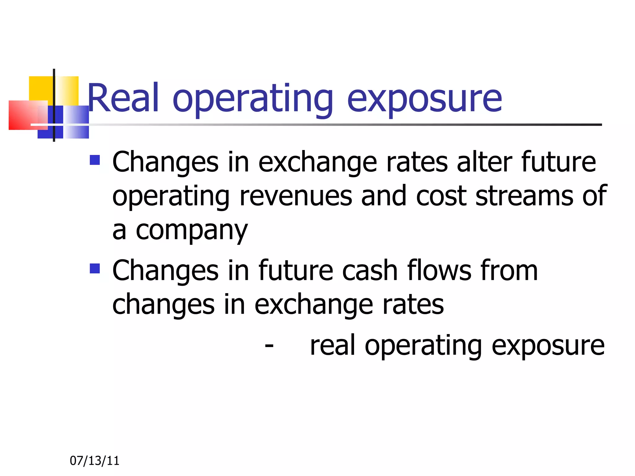 Foreign exchange risk_management | PPT | Stocks and Bonds | Personal ...