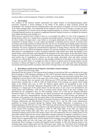 Foreign financial resources inflows and stock market development ...