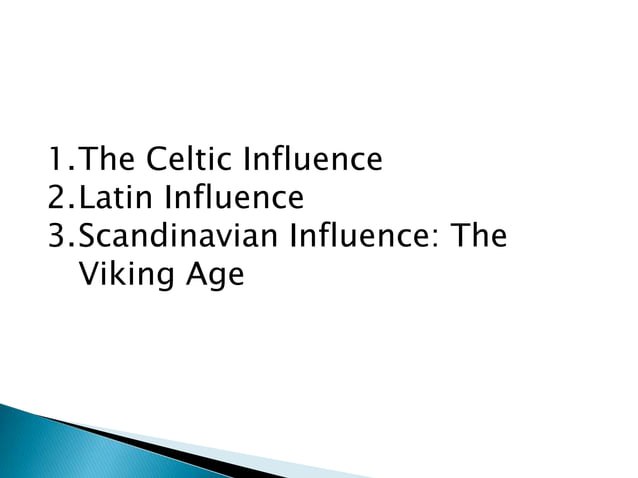 Foreign influences on old english | PPTX