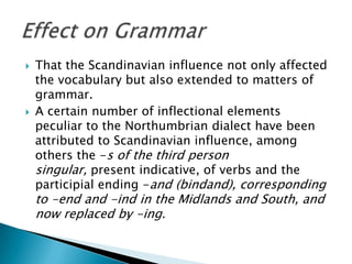 Foreign influences on old english | PPTX