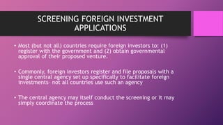 Foreign investment | PPTX