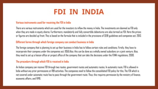 FOREIGN INVESTMENT IN INDIA.pptx FOR BBA AND MBA STUDENTS | PPTX