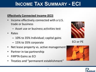 Foreign investment in U.S. real estate. | PPTX | Business Accounting ...