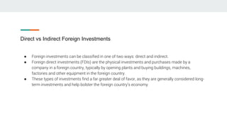Foreign investments | PPTX