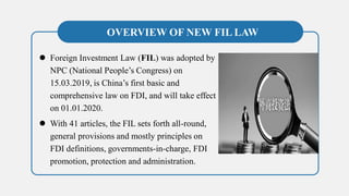 PRC New Foreign Investment Law--Overview and Analysis | PDF
