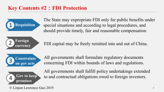 PRC New Foreign Investment Law--Overview and Analysis | PDF