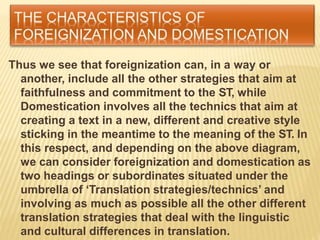 Foreignization and Domestication-.pptx