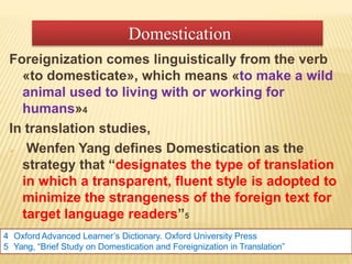 Foreignization and Domestication-.pptx