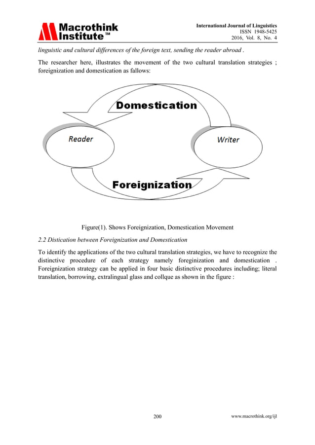 Foreignization and Domestication examples between English and Arabic | PDF