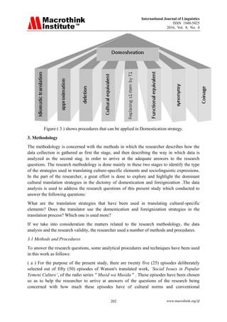 Foreignization and Domestication examples between English and Arabic | PDF
