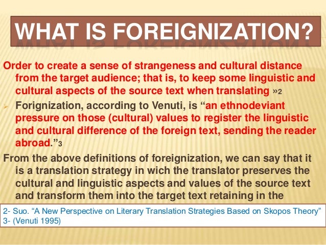 Domestication and foreignization - Alchetron, the free social encyclopedia