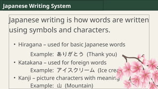 Basic Foreign Language — Japanese Language.pptx