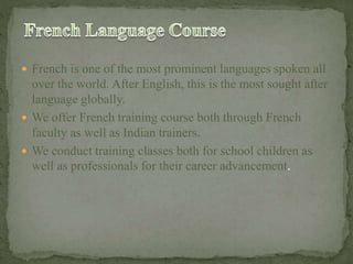 Foreign language classes | PPT