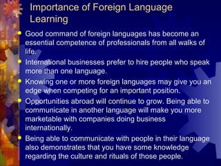 Foreign language learning French, Spanish,German,Arabic, Chinese ...