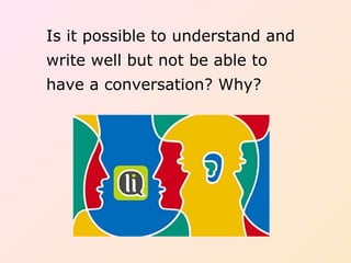 Foreign languages speaking | PPT