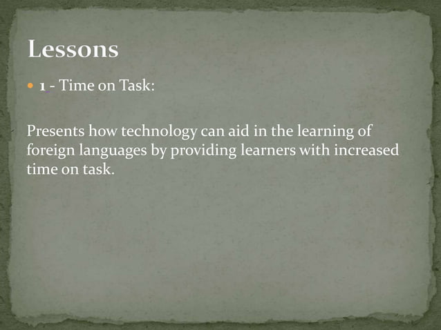 Foreign language teaching methods | PPT