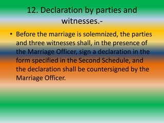Foreign marriage act 1969 | PPT