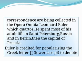 foreign mathematician leonhard euler [jnv] maths PPT.pptx