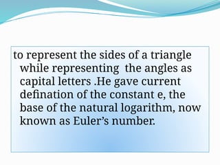 foreign mathematician leonhard euler [jnv] maths PPT.pptx