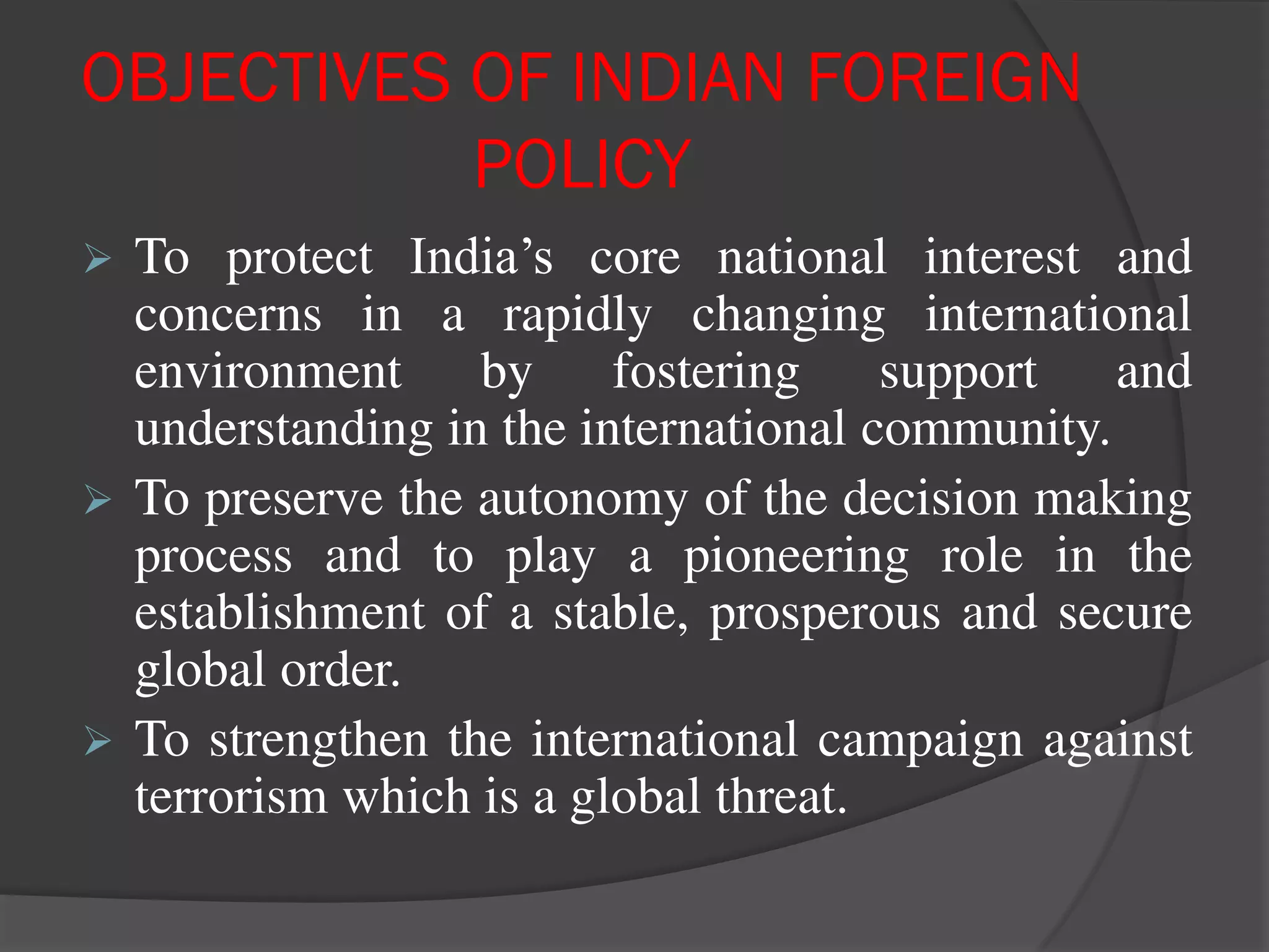 Foreign polcy of india | PDF
