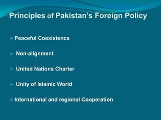 Foreign policy of Pakistan | PPT