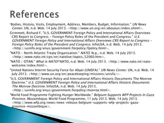 Foreign policy | PPTX | Political Issues & policy | Politics