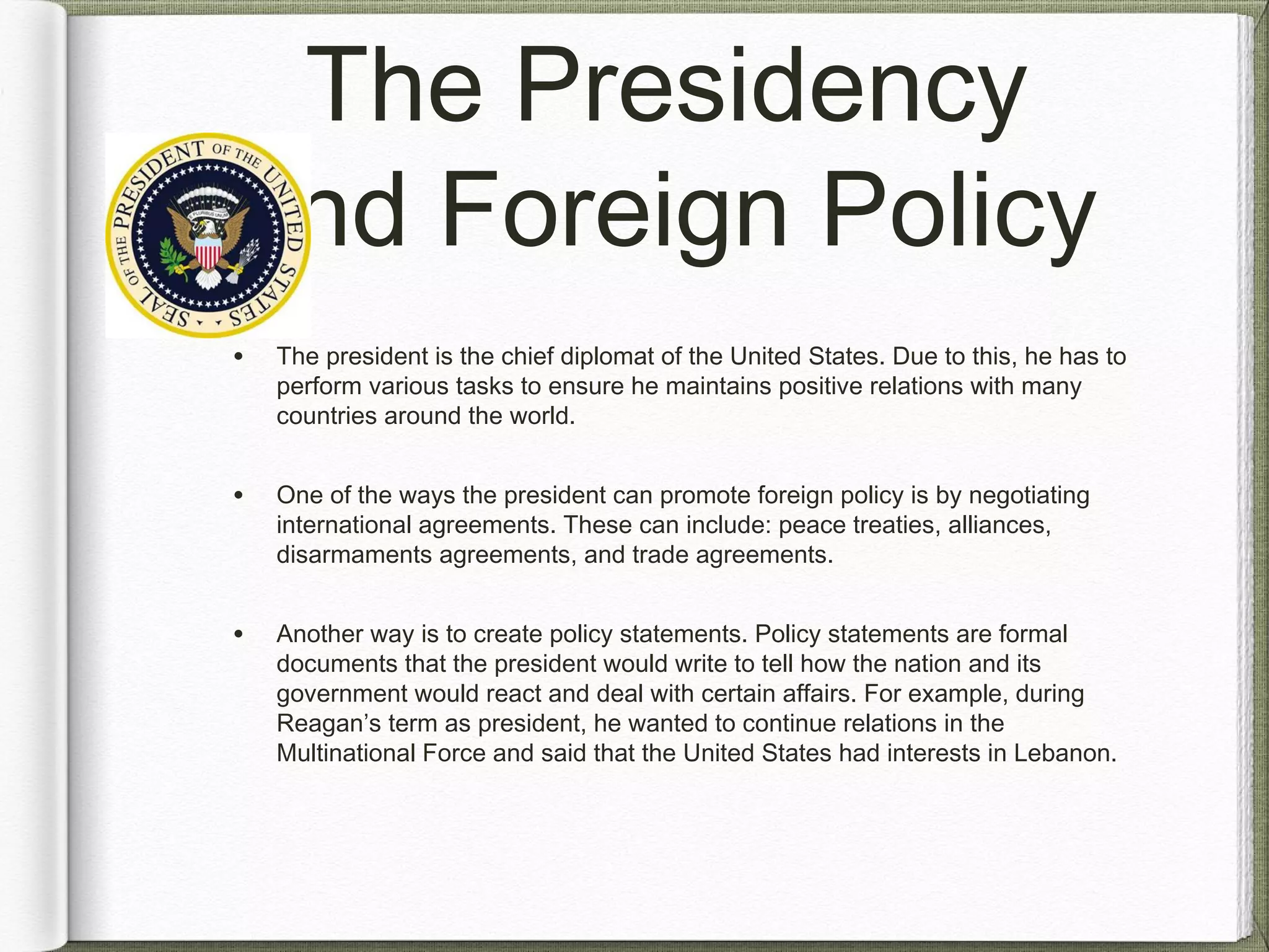 Foreign policy | PPT