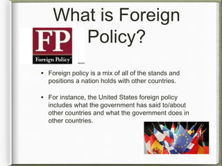 Foreign policy | PPT
