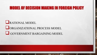 Foreign policy | PPTX