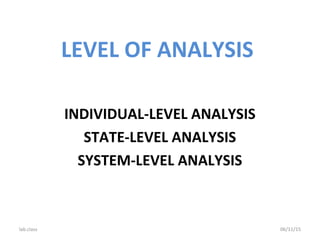 FOREIGN POLICY ANALYSIS | PPT