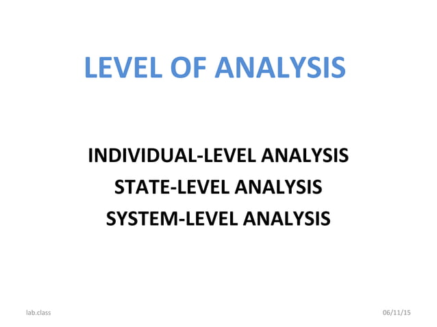 Foreign Policy Analysis Ppt Politics