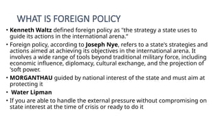 Foreign policy and decision making model.pptx