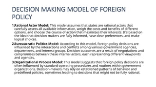 Foreign policy and decision making model.pptx