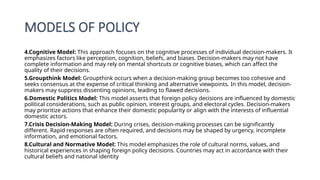Foreign policy and decision making model.pptx
