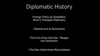 Foreign Policy as Geopolitics Nixons Triangular Diplomacy | PPTX ...