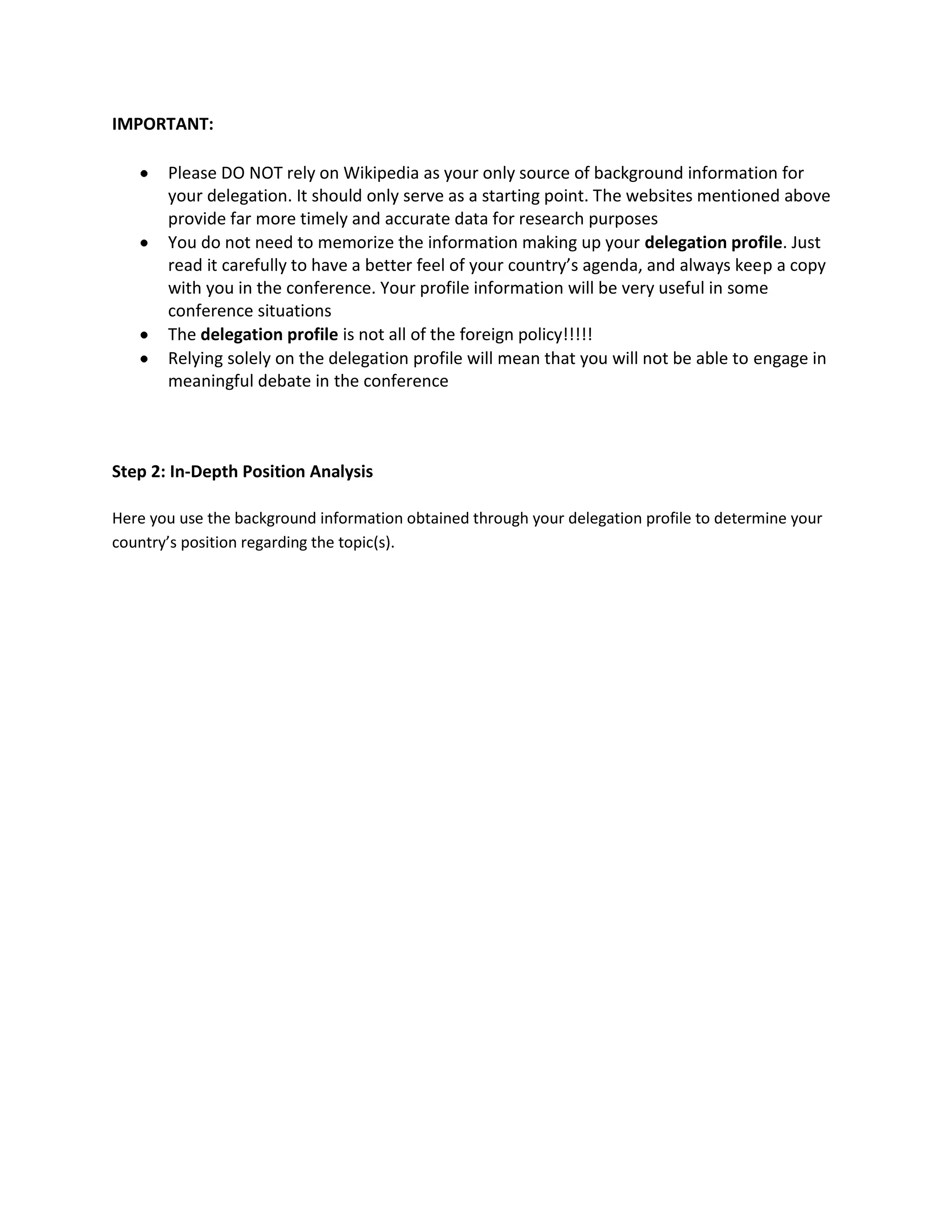 Foreign policy assignment | DOCX