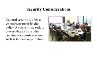 Foreign Policy its objectives and determinants.pptx