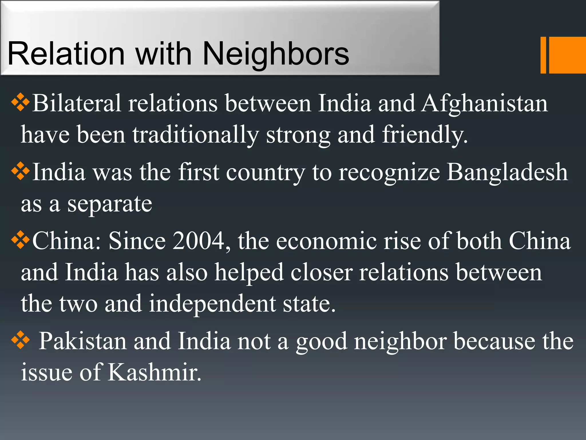 Foreign policy of india | PPTX