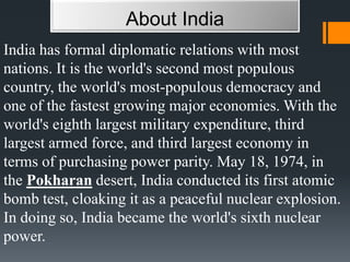 Foreign policy of india | PPTX