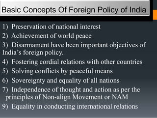 Foreign Policy Of India.pptx