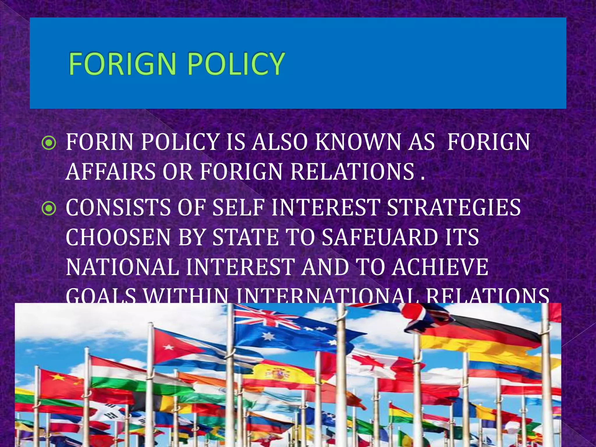 Foreign policy of pakistan | PPTX