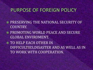 Foreign policy of pakistan | PPTX