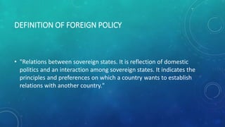 Foreign policy of Pakistan in era of bilateralism 1962-1979 | PPTX
