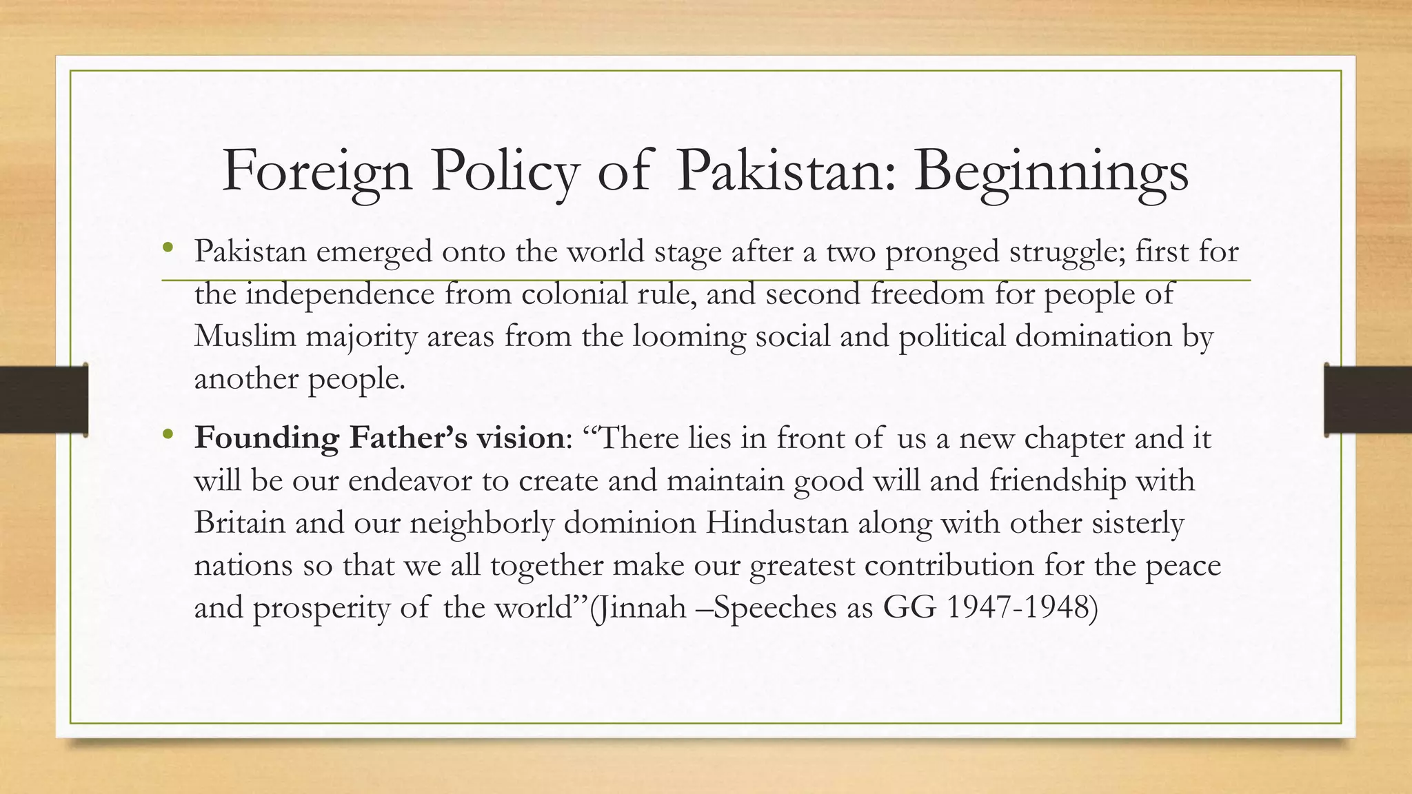 ForeignPolicy of Pakistan.pptx