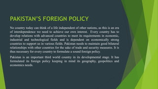 foreign policy of pakistan.pptx