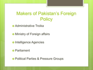 Foreign Policy of Pakistan-II.pptx