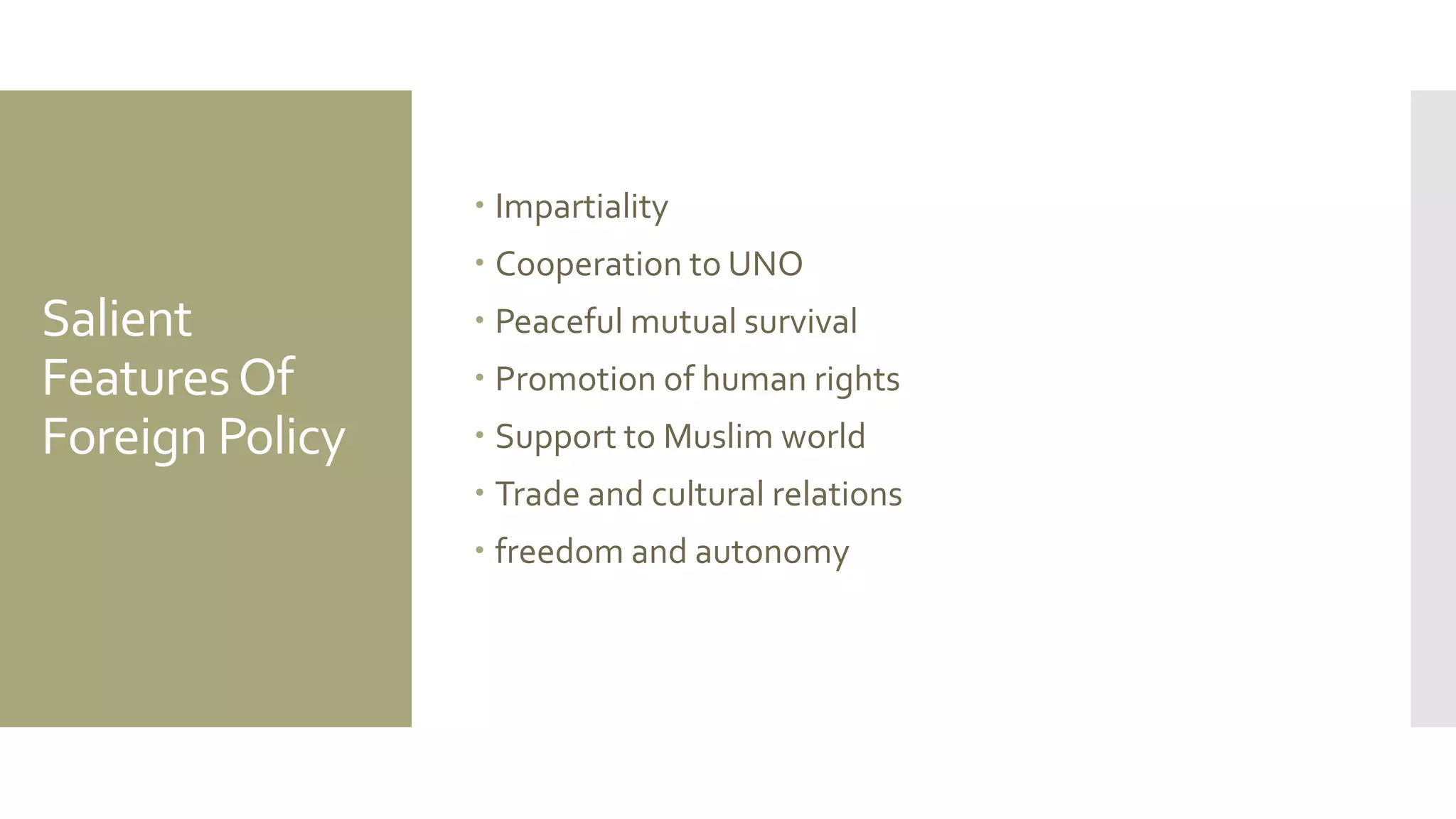 Foreign policy of Pakistan | PPTX