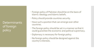 Foreign policy of Pakistan | PPT