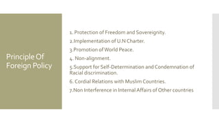 Foreign policy of Pakistan | PPTX